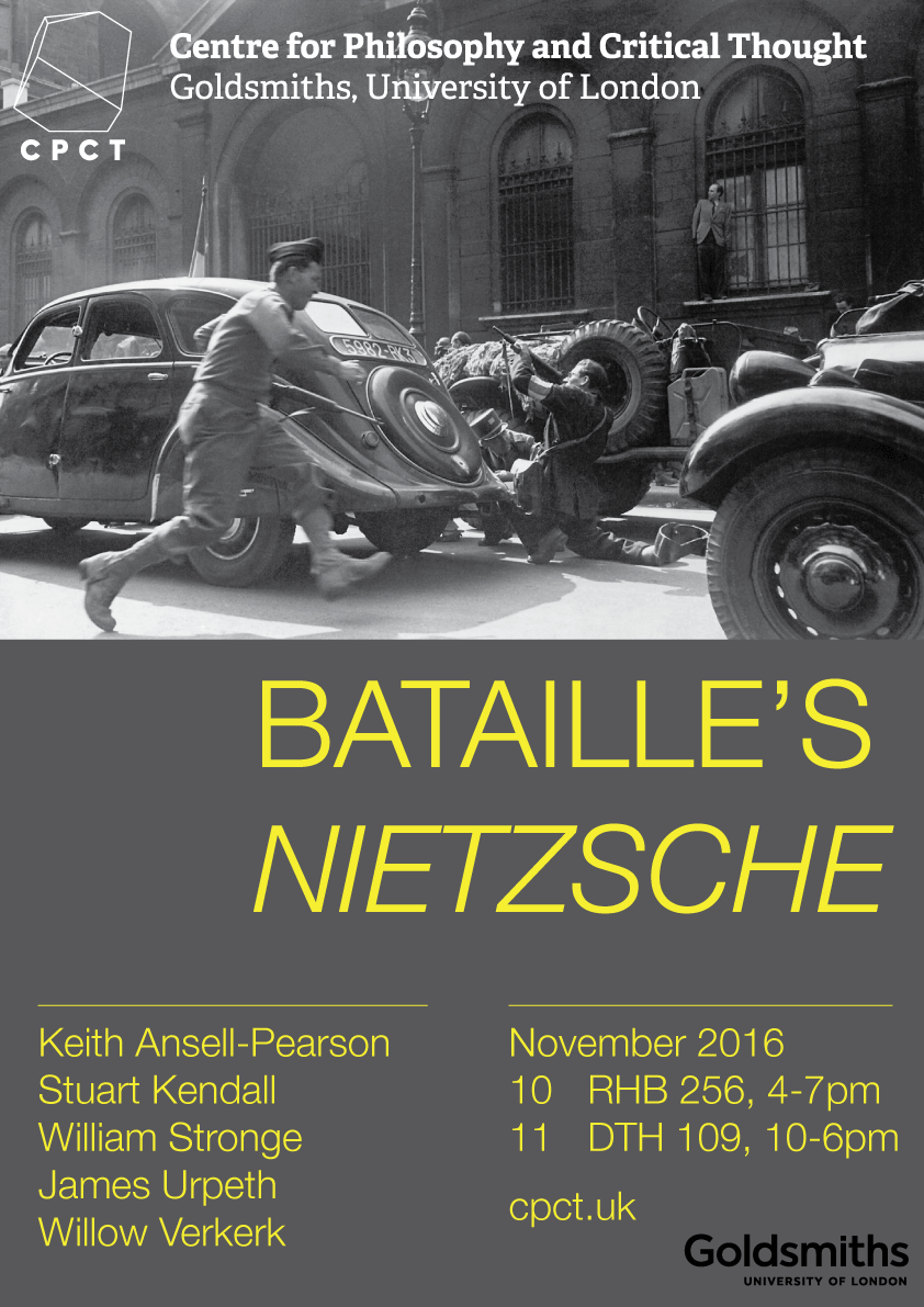 Bataille’s Nietzsche: abstracts | The Centre for Philosophy and ...